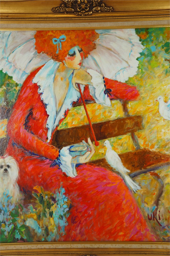 ShopTheSalvationArmy - Vintage Uki Signed Original Oil Painting In ...