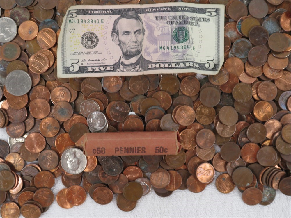 ShopTheSalvationArmy - U.S. Coin Lot – 19.2 Pounds (Pennies & Mixed ...