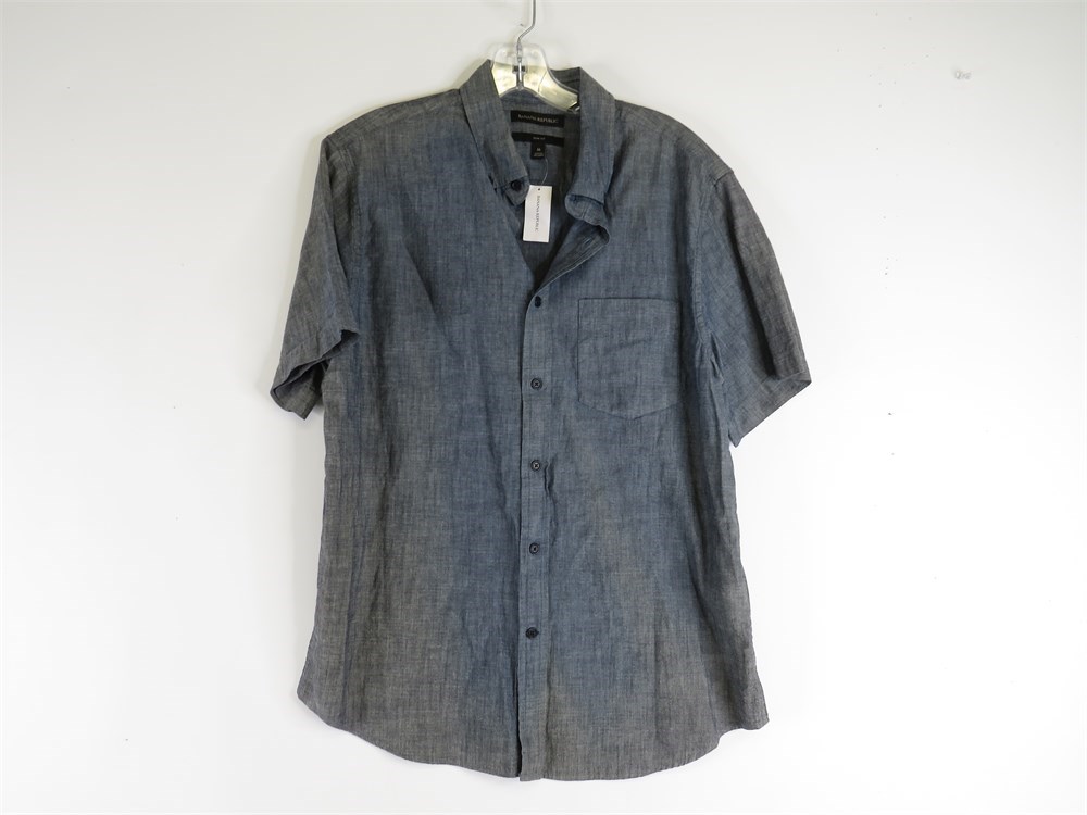 ShopTheSalvationArmy - Banana Republic Men's Short Sleeve Slim-Fit ...