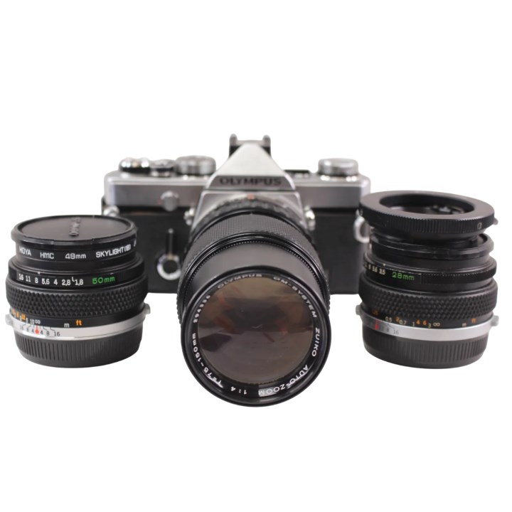 ShopTheSalvationArmy - Olympus OM-1 Film Camera with 2 Lenses, Untested ...