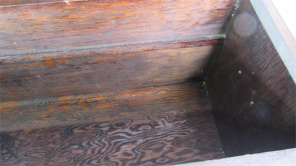 ShopTheSalvationArmy - Antique Wood Rifle Trunk / Long Storage Chest ...