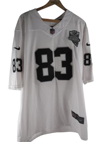 ShopTheSalvationArmy - Nike NFL Raiders #83 Jersey, Size: L (Men) [G955]