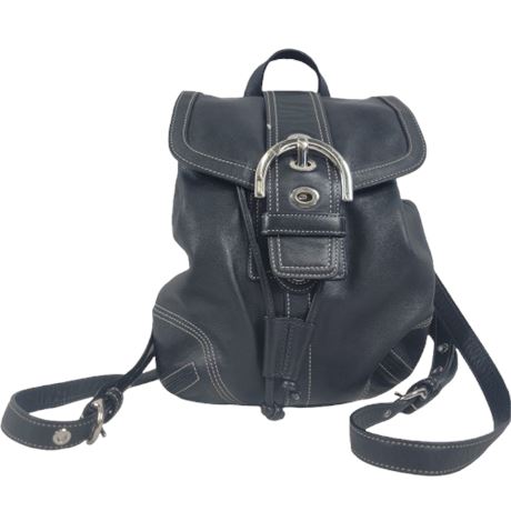 ShopTheSalvationArmy - Coach Mini Backpack – Black Leather H05S-3559 ...