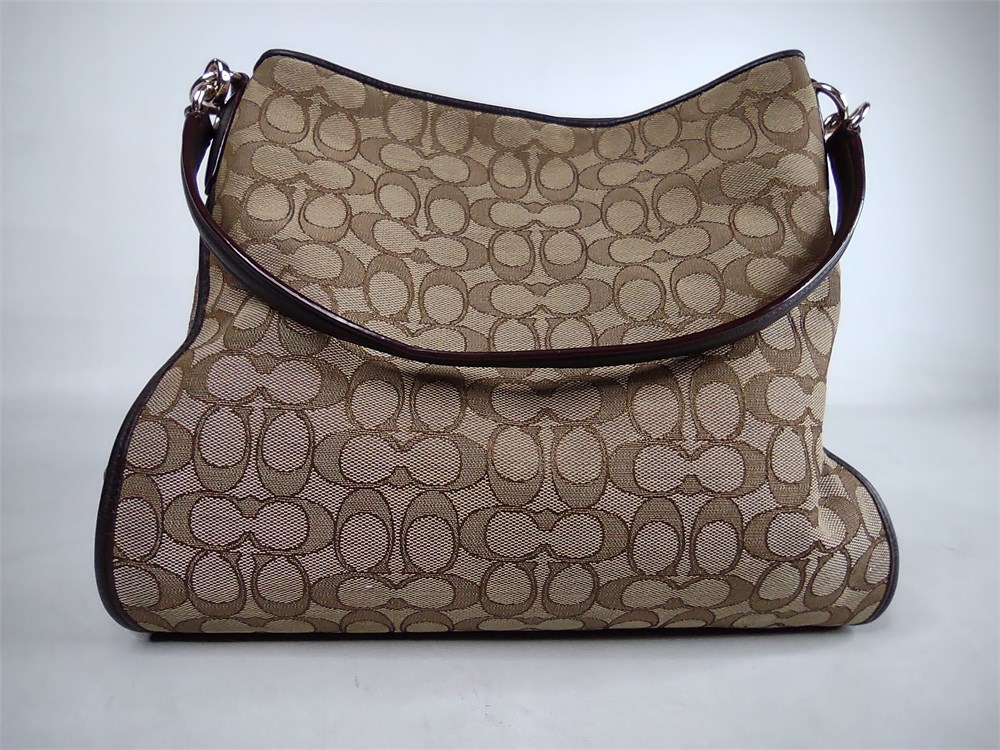 ShopTheSalvationArmy - COACH Signature Phoebe Shoulder Bag with Leather ...