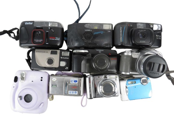 ShopTheSalvationArmy - Assorted Digital and Film Camera Lot of 10 with ...