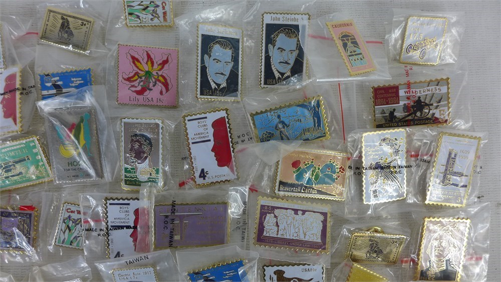 ShopTheSalvationArmy - Lot of 100+ USPS Commemorative Stamp Enameled ...
