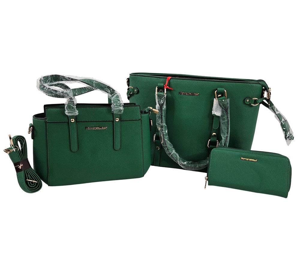 ShopTheSalvationArmy - Montana West Tote Bag, 3pc Purse Set, Size: 13'L ...