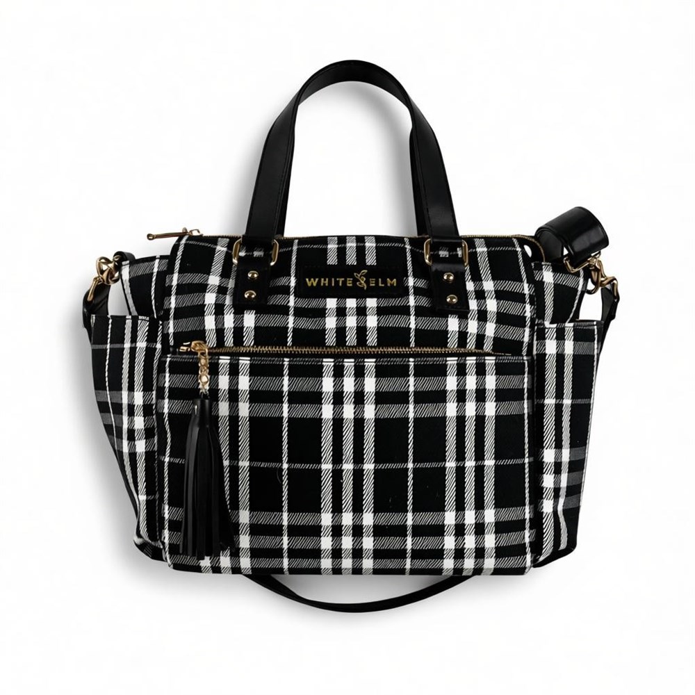 ShopTheSalvationArmy - White Elm Handbag/Tote – Black and White[B2299]