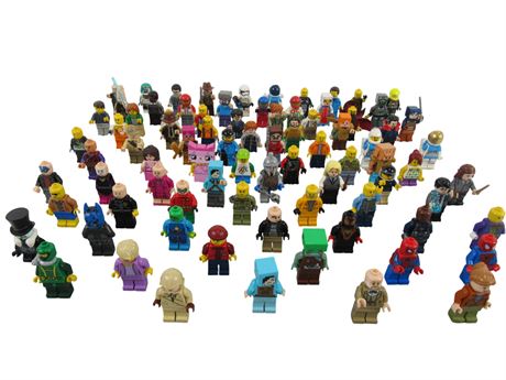 ShopTheSalvationArmy - Lego Mini Figures, 82 Pieces & 1lb. Loose Pieces ...