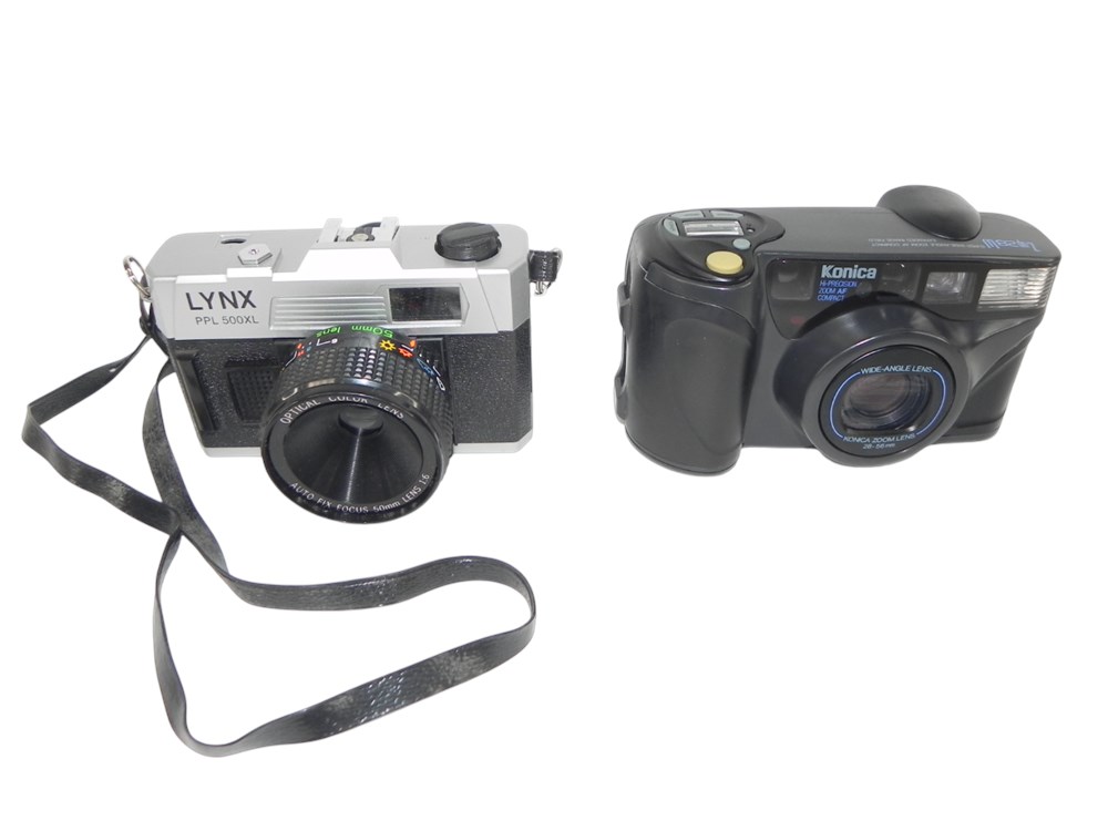 ShopTheSalvationArmy - Film Camera Lot: Lynx PPL 500XL & Konica Zoom ...