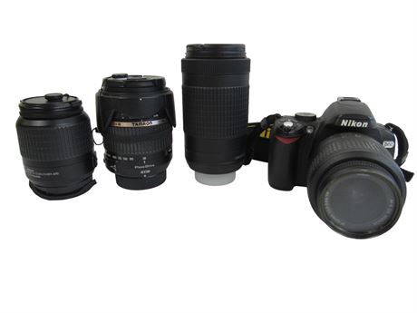 ShopTheSalvationArmy - Nikon D60 Digital Camera Kit w/ 4 Lenses ...