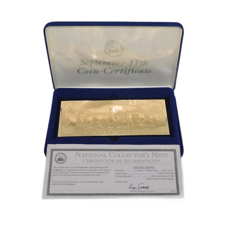 ShopTheSalvationArmy - September 11th Anniversary 24kt Gold Leaf ...