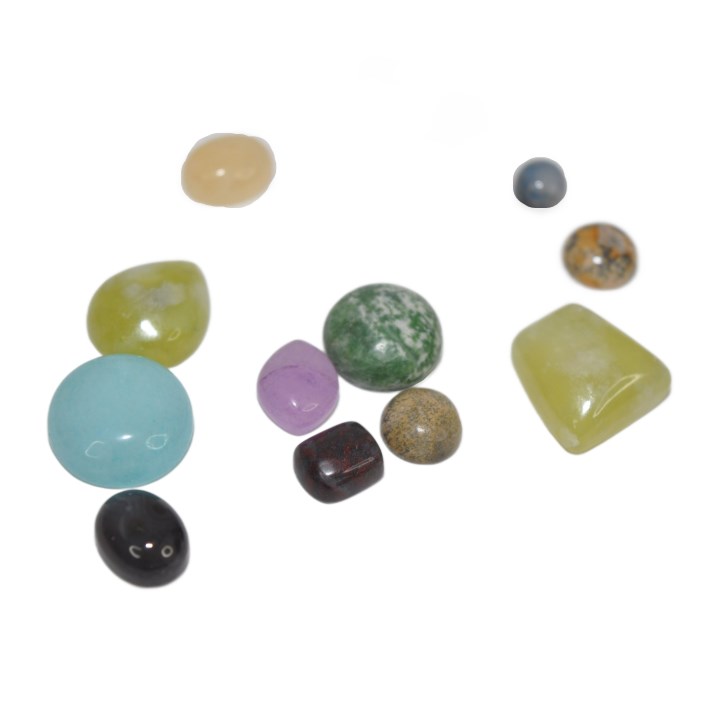 ShopTheSalvationArmy - 50 ctw Mixed Small Cabochon Gemstone Lot ...