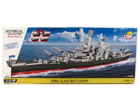 ShopTheSalvationArmy - COBI Historical Collection Iowa-Class Battleship ...