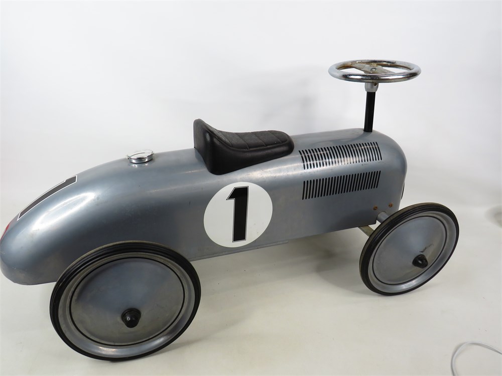 ShopTheSalvationArmy - Schylling Silver Metal Racecar Speedster Ride-On ...