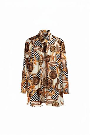 ShopTheSalvationArmy - Long Sleeve Baroque Print Open Top (Women) Size ...