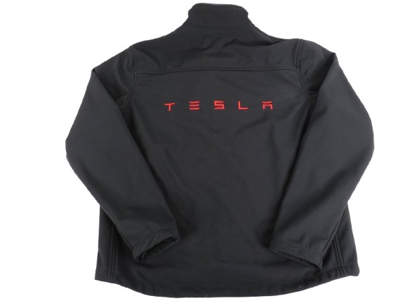 ShopTheSalvationArmy - TESLA Motors Black & Red Hard Shell Zip-Up ...