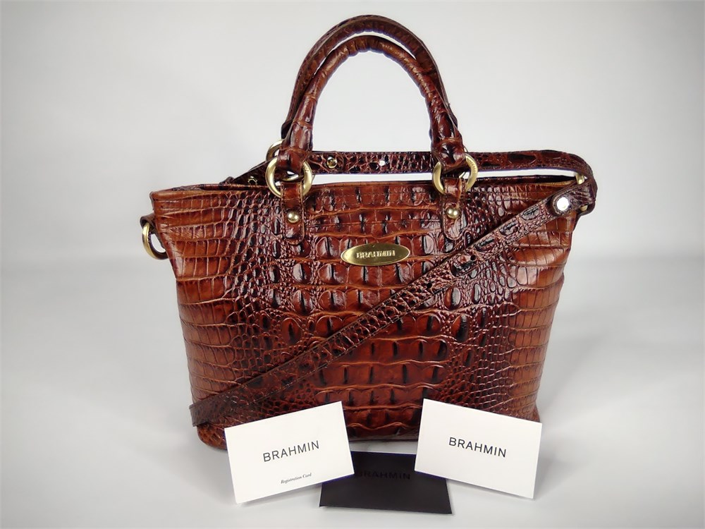 Online Thrift Store | ShopTheSalvationArmy - Brahmin Mini Asher Croc ...