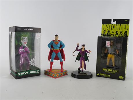 ShopTheSalvationArmy - Lot of 4 DC Comics Action Figures –[C1133]