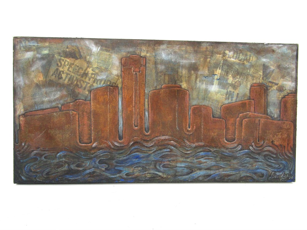 ShopTheSalvationArmy - Original Mixed-Media “Long Beach California” by ...