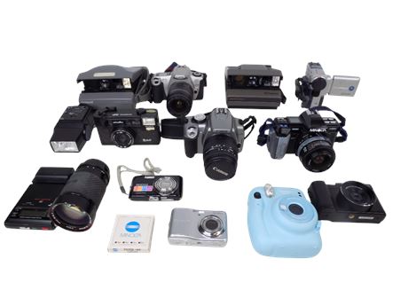 ShopTheSalvationArmy - Assorted Camera Lot of 11 Various Cameras ...