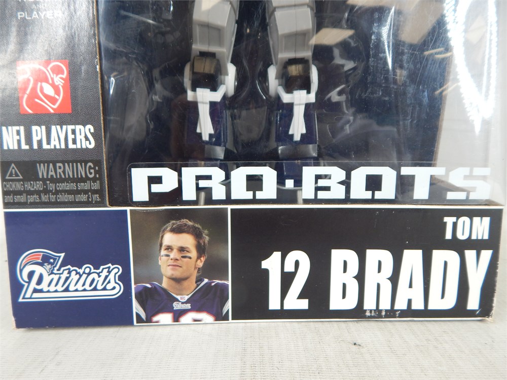 ShopTheSalvationArmy - NFL Pro-Bots New England Patriots Tom Brady #12 Robot Action Figure -Sealed-