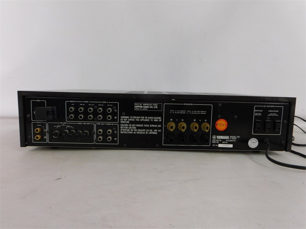 ShopTheSalvationArmy - Yamaha R-1000 Stereo Receiver (13.5" x 21 ...