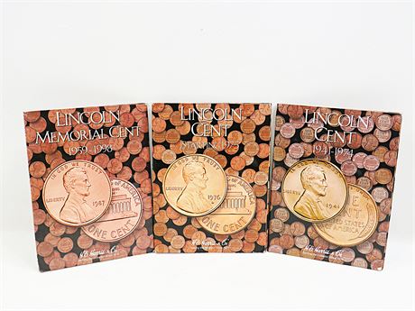 ShopTheSalvationArmy - Mixed Lot of 3 H.E. Harris Co. Lincoln Cent Coin ...