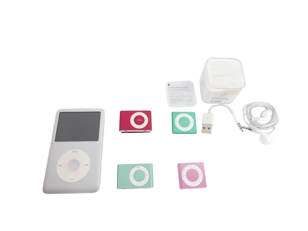 ShopTheSalvationArmy - Lot of 7 Apple iPods with Accessories – Tested ...