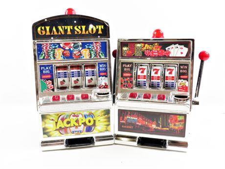 ShopTheSalvationArmy - Giant Slot Machine Toy Bank Lot - 2 Pieces ...