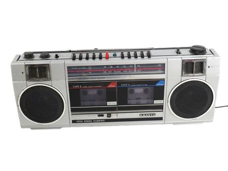 ShopTheSalvationArmy - 1980s Sanyo M-W200 Radio Stereo Cassette Player ...