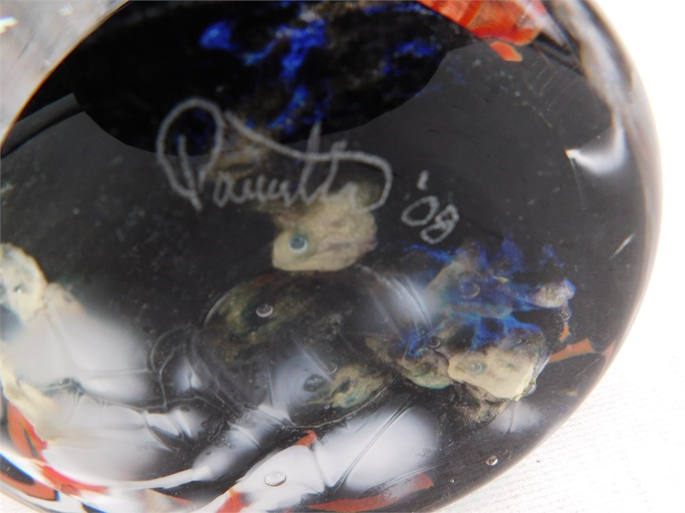 ShopTheSalvationArmy - Michael Panetta Signed Art Glass Vase (2008 ...