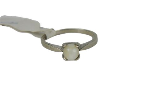 ShopTheSalvationArmy - 10K White Gold Vintage Ring Featuring Opaque ...