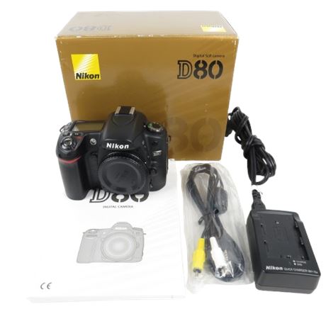 ShopTheSalvationArmy - Nikon D80 DSLR Camera Body with Box and Charger ...