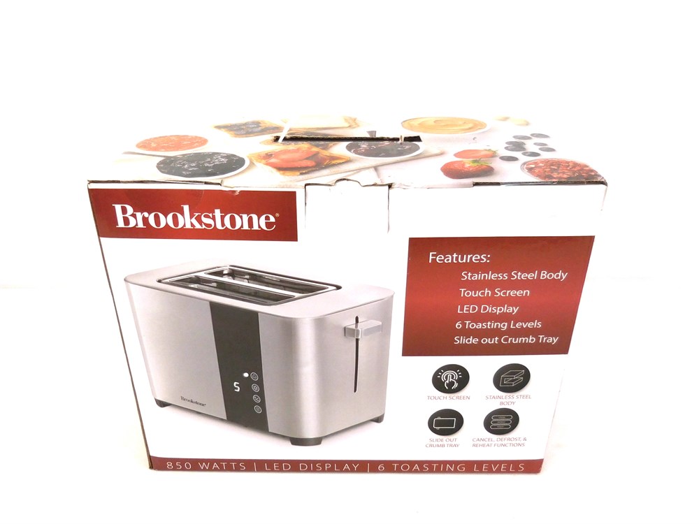 ShopTheSalvationArmy - Brookstone Touchscreen Toaster Stainless Steel ...