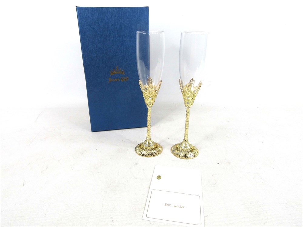 ShopTheSalvationArmy - Jozen Gift Gold Crown Champagne Flute Set with ...