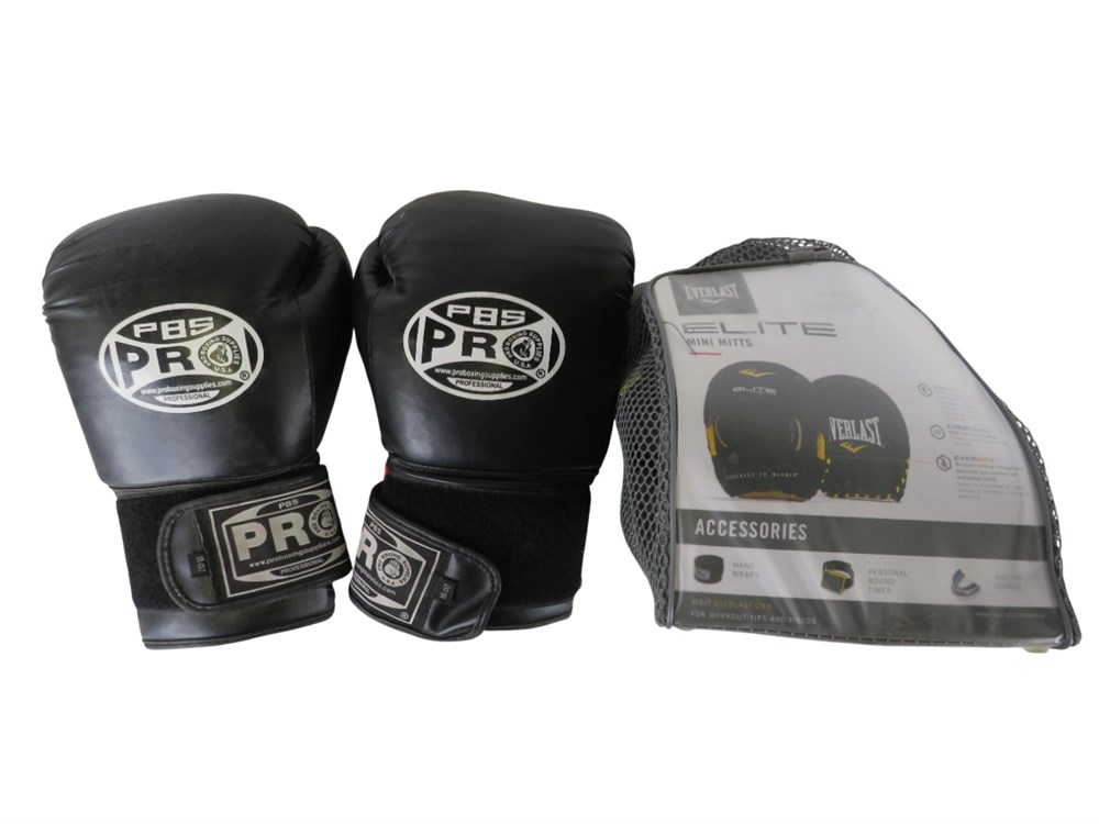 ShopTheSalvationArmy - PBS Pro Boxing Gloves 14oz & Everlast Elite Mini ...