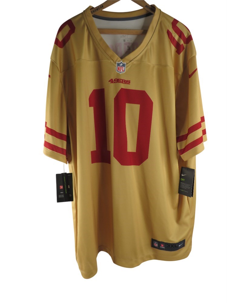 ShopTheSalvationArmy - "NEW" San Francisco 49ers Jersey #10, Size: 3XL ...