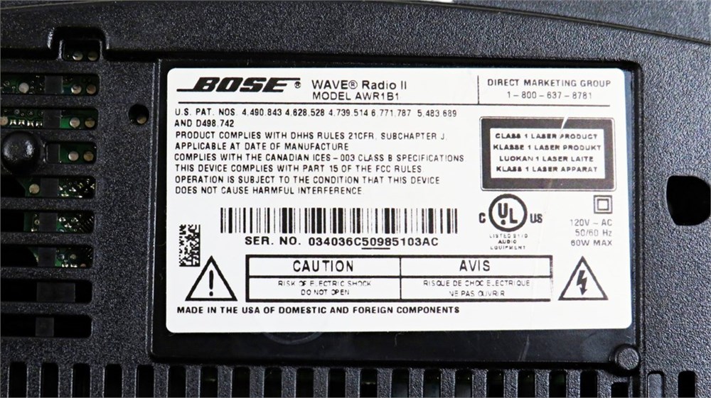 Online Thrift Store | ShopTheSalvationArmy - Bose Wave Radio II AWR1B1 ...
