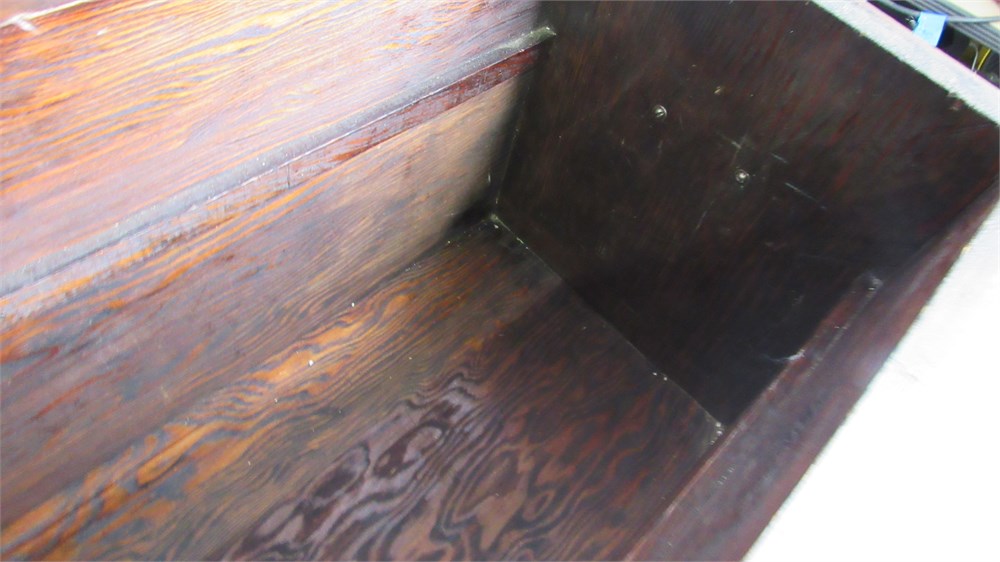 ShopTheSalvationArmy - Antique Wood Rifle Trunk / Long Storage Chest ...