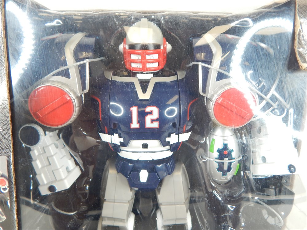 ShopTheSalvationArmy - NFL Pro-Bots New England Patriots Tom Brady #12 Robot Action Figure -Sealed-