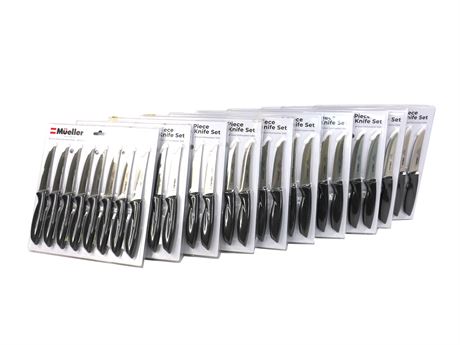 ShopTheSalvationArmy - Lot of 10 Mueller Austria 8-Piece Serrated Steak ...