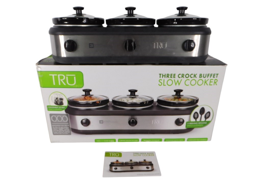 ShopTheSalvationArmy - Tru 3 Crock-Pot Buffet Slow Cooker Tested ...