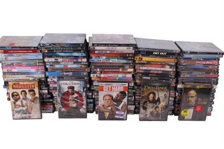 ShopTheSalvationArmy - Factory-Sealed DVD Lot (125 Total) [J225]