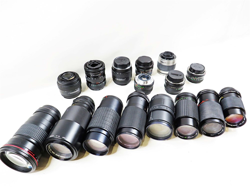 ShopTheSalvationArmy - Lot of 16 Assorted Camera Lenses – Mixed Brands ...