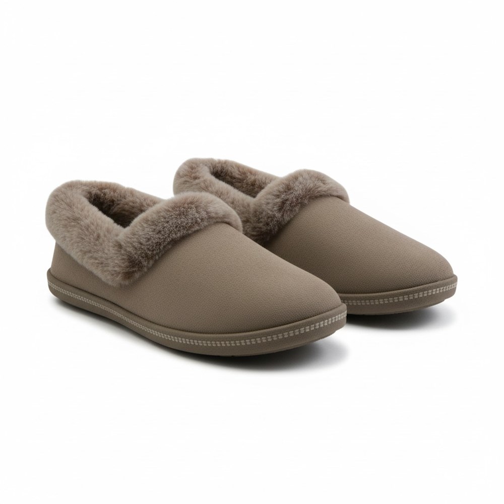 ShopTheSalvationArmy - Skechers Memory Foam Faux Fur Lined Slippers ...