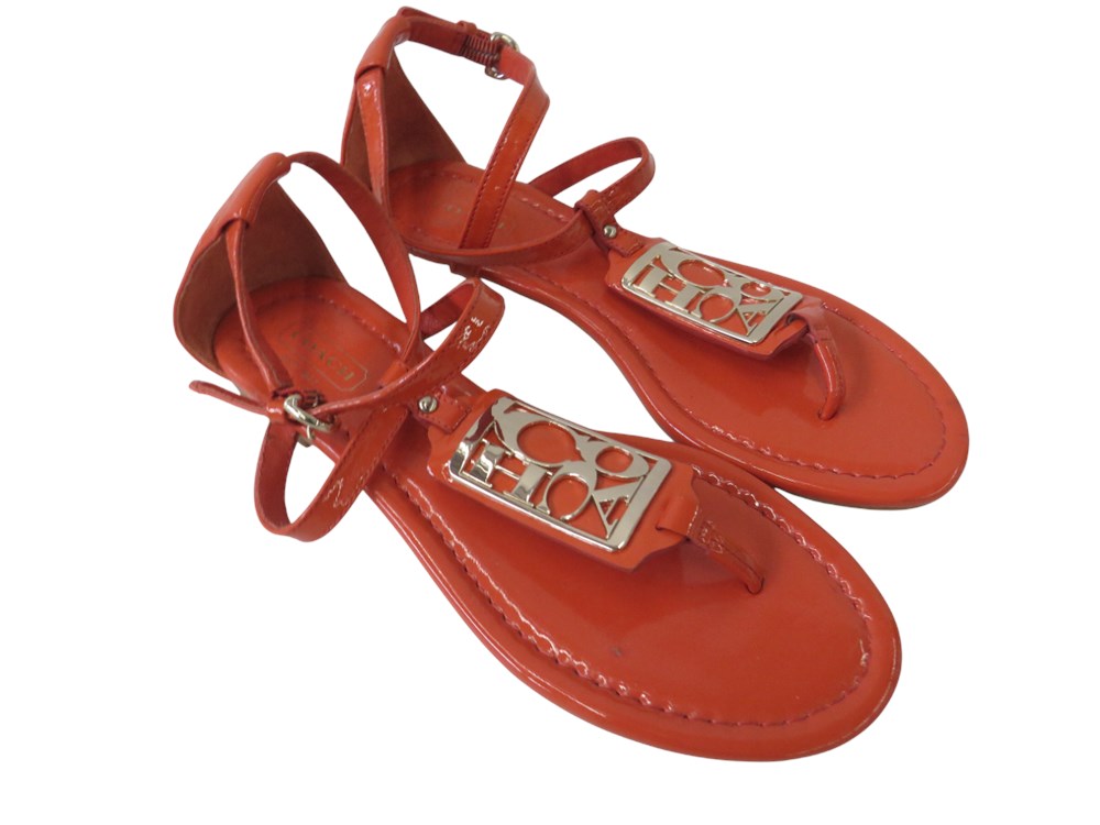 ShopTheSalvationArmy - Coach Odele Sandals 'Orange,' Size: 6B (Women ...