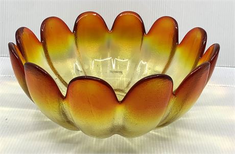 ShopTheSalvationArmy - Wayne Husted Indiana Glass Orange Petal Fruit ...