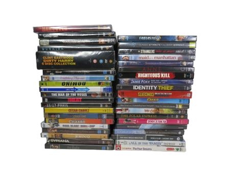 ShopTheSalvationArmy - Lot of 40 Sealed DVD's [H120]