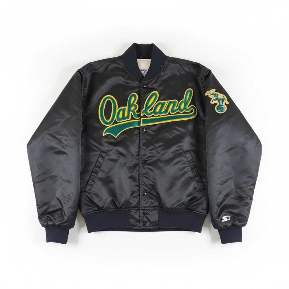 ShopTheSalvationArmy - Vintage Starter Oakland Athletics Satin Bomber ...